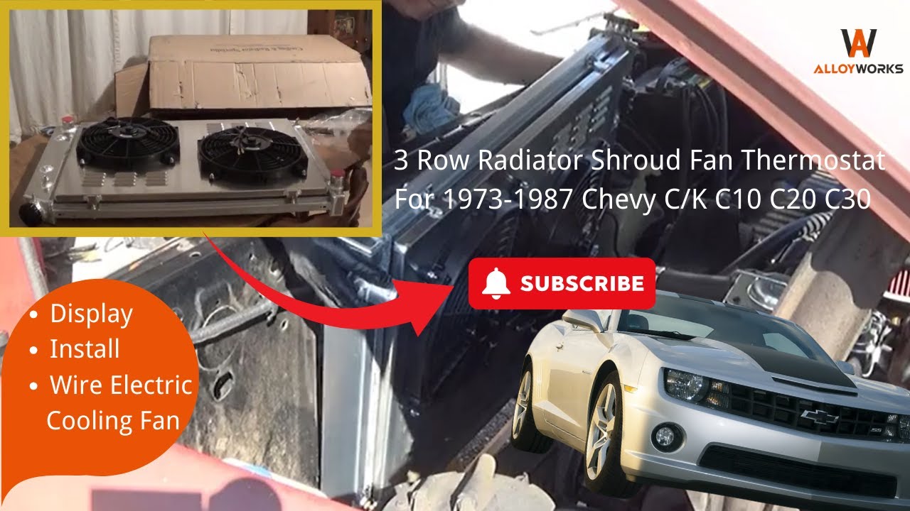 Remove & Install Radiator! Wire up the Cooling Fans Properly!