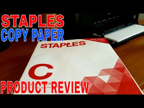 β
How To use Staples Letter Size Copy Paper Review π΄