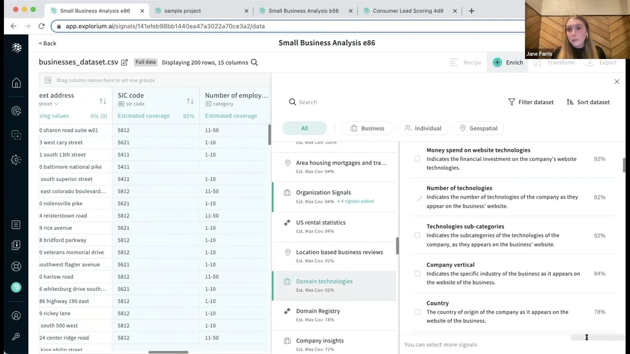 Explorium Data Enrichment Demo