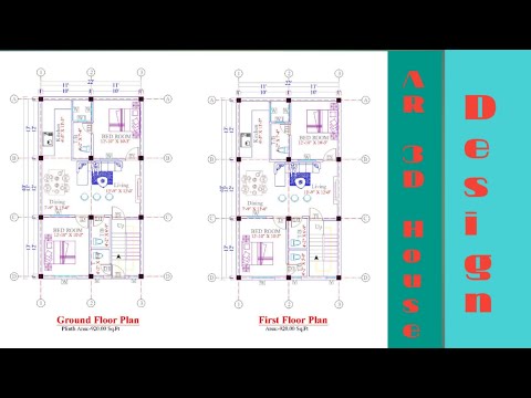 Auto Cad House Planning 3 Story Building
