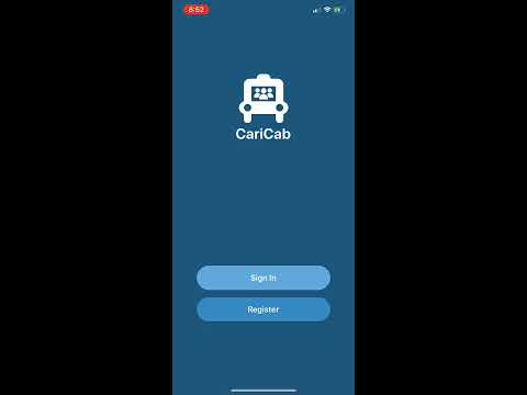 Caricab Driver Registration