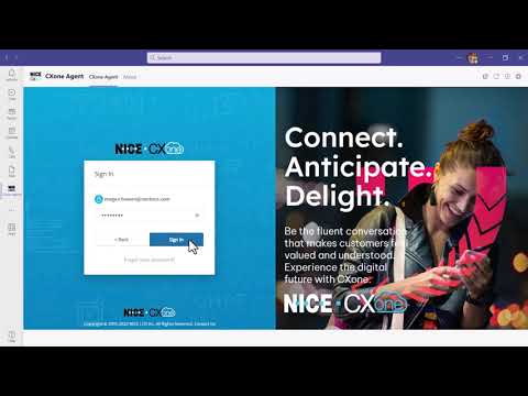 NICE CXone Agent for Microsoft Teams