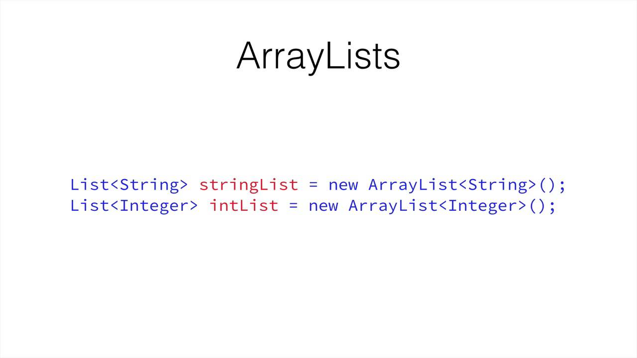 Computer Science for Everyone - 46 - ArrayLists in Java