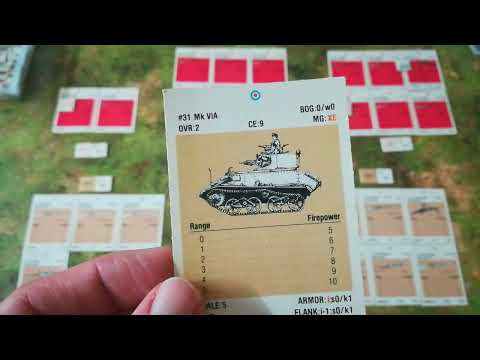Up Front - Demo playthrough (setup and initial turns)