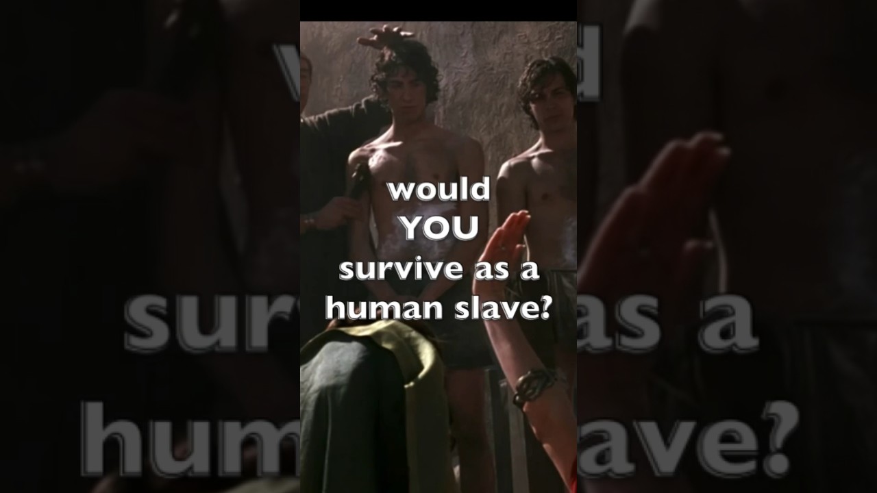 Would you survive as a human slave in ancient Rome? 🏛️😵 #History #Education #Short #FunFact