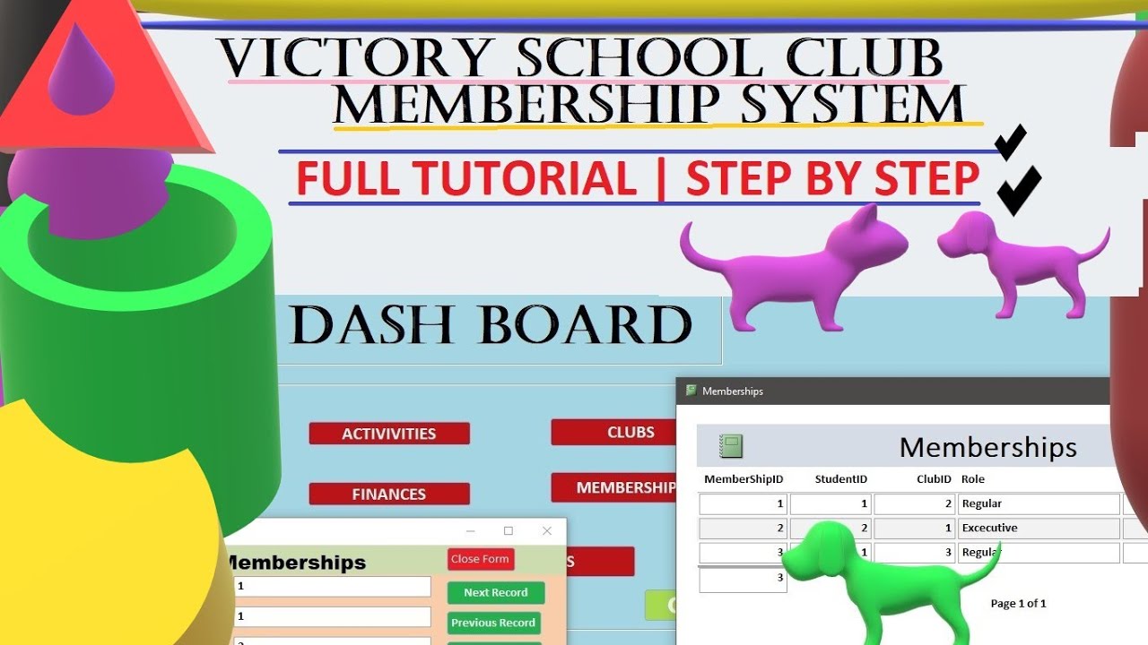 KCSE 2025 Computer Studies Project | Victory School Club Membership System from Scratch!