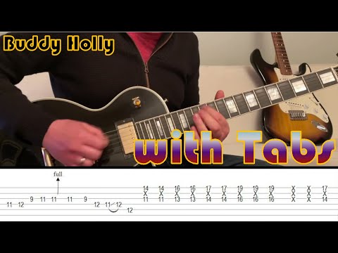 Weezer - Buddy Holly Guitar Solo (Slow + Tabs)
