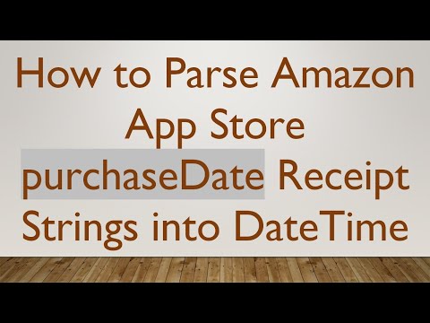 How to Parse Amazon App Store purchaseDate Receipt Strings into DateTime