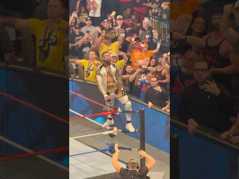 Jey Uso Saturday Nights Main Event Entrance! #wwe #jeyuso #shorts #yeet