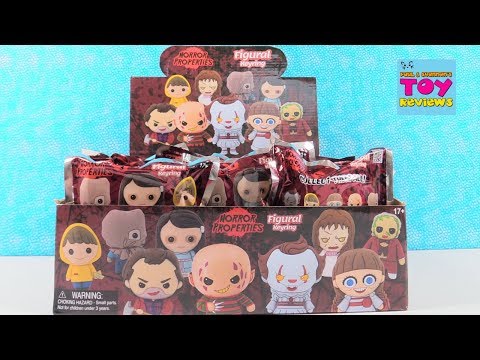 Horror Properties Series 3 Figural Collector Keyrings Full Box Opening Review | PSToyReviews