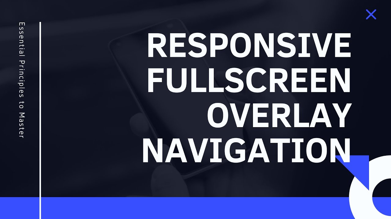 Fullscreen Overlay Responsive Navigation Menu | Html5 | CSS3 | JavaScript | Code4Education | 2K20