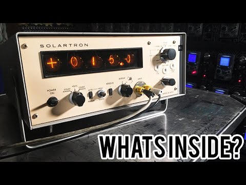 NIXIE TUBE RETRO VOLTMETER - Whats Inside the SOLARTRON
