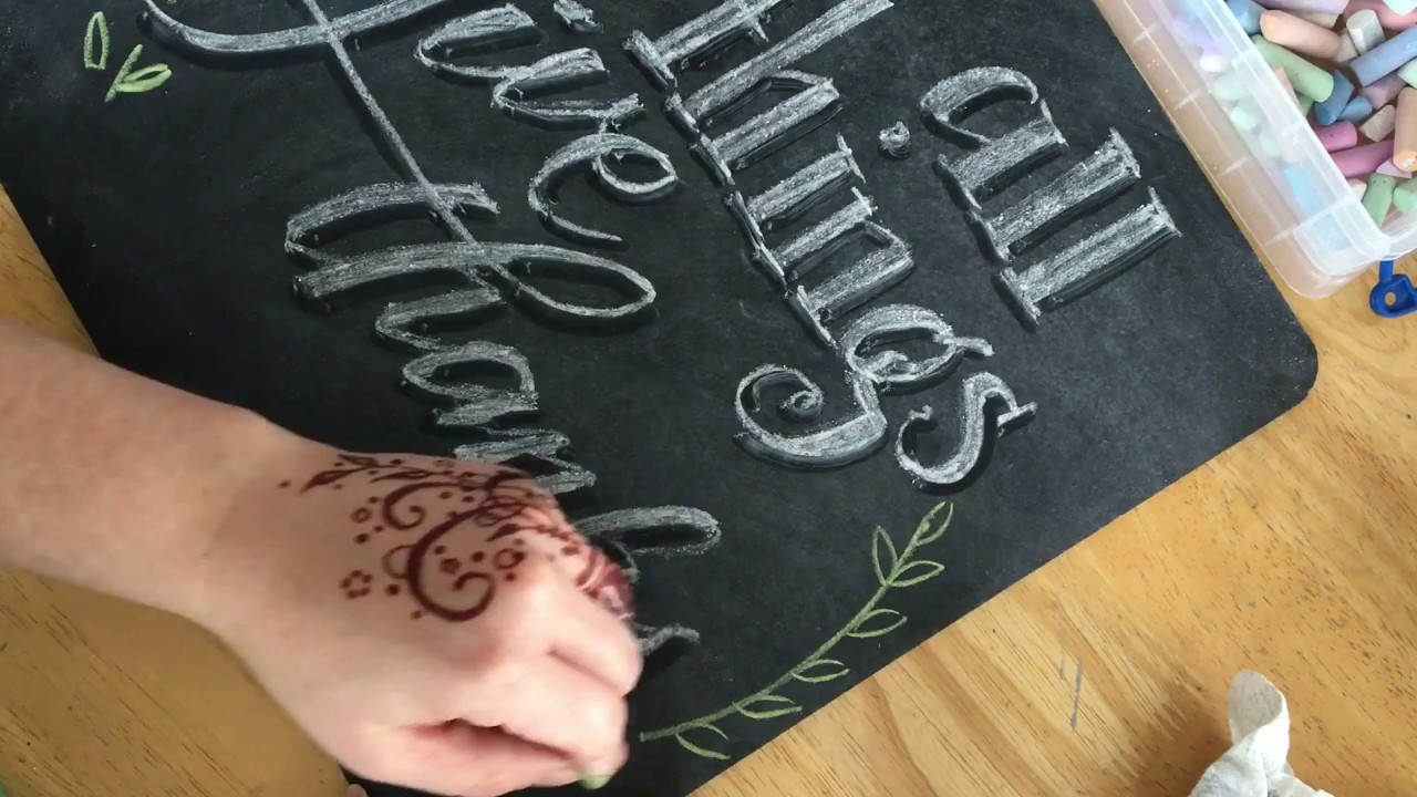 Chalkboard Lettering