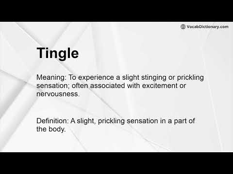 Tingle Meaning