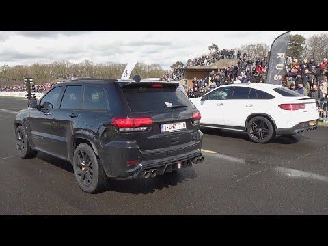 Drag Race: 1,000-HP Jeep Grand Cherokee Trackhawk Takes Europe by Storm ...