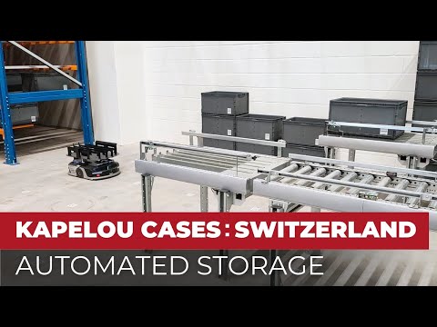 Conveyor system KAPELOU + AGV | Automation of a logistics company