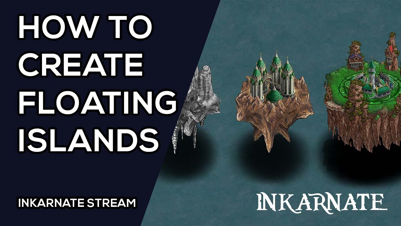 How to Create Floating Islands | Inkarnate Stream
