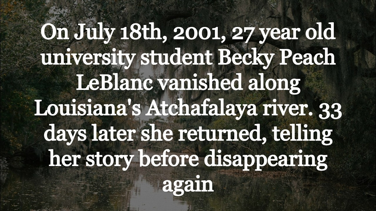 Sanguinis - The Unsolved Occurrence of Becky Peach LeBlanc