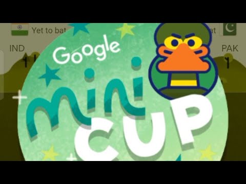 Google Doodle IND vs PAK cricket Game SurinderSr mini cup