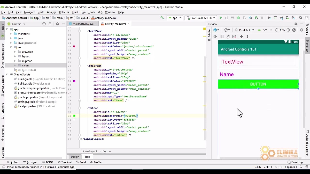 Android Widgets 101 - EditText