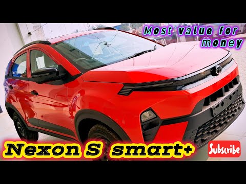 New Tata Nexon Smart Plus S | Tata Nexon Red Colour Petrol Variant honest review 🥰