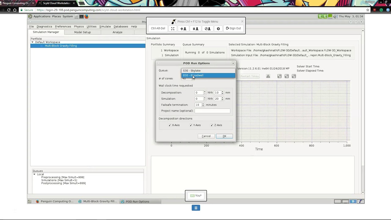 FLOW-3D CLOUD Demo | High Performance Computing