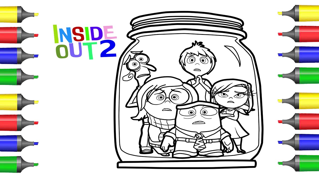 Inside Out 2 Coloring Pages / Download free coloring book now /🎼NCS