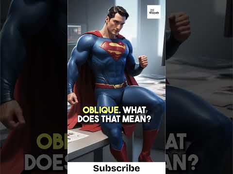 That’s Oblique! | Must-Know English Word