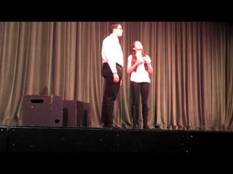 "The Diary Of Adam and Eve and the Apple Tree" scene (based on the stories by Mark Twain)