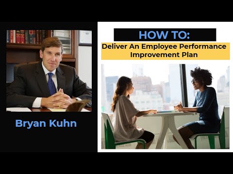 How To Deliver A Performance Improvement Plan