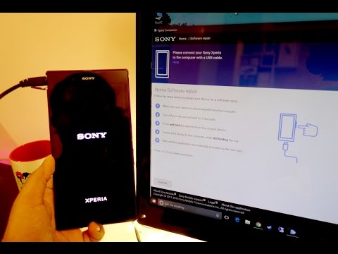 Repair Android software/Factory reset/Reinstall Android on any Sony Xperia phone