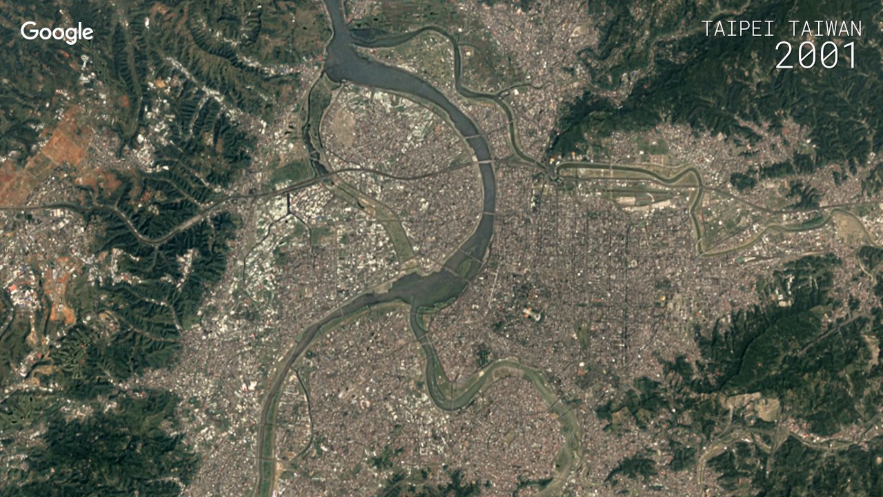 Google Timelapse: Taipei, Taiwan