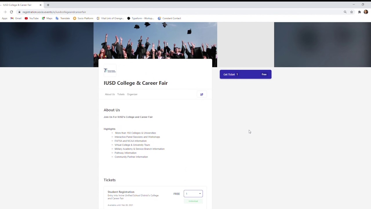 IUSD How To Register Video