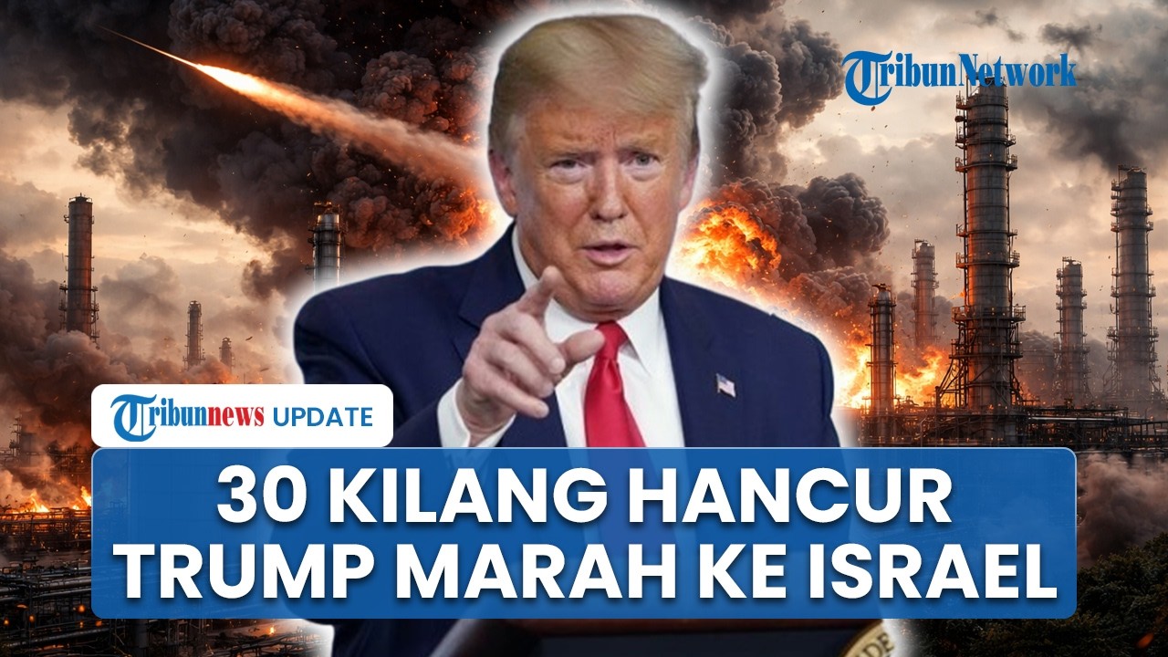 Trump Marah Israel Serang 30 Depot Minyak Iran, Picu BBM di AS Naik ...