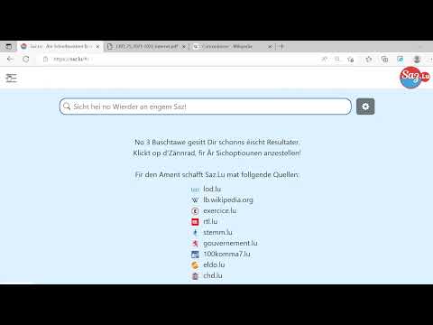 Saz.lu: concordancer and spell checker with error analysis for luxembourgish (2023 04 10)