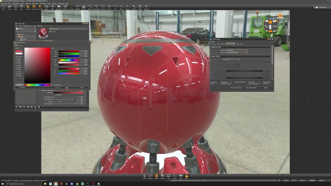 VRED Rendering Tutorial 01: Materials