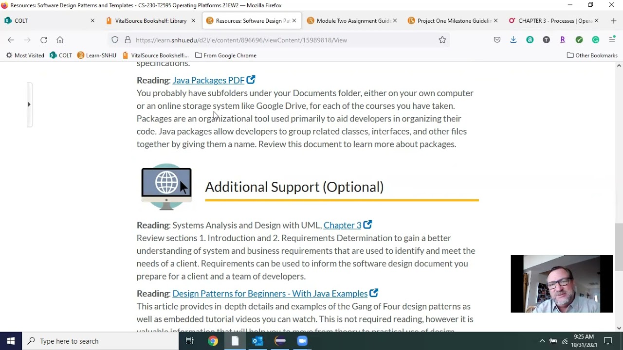 Announcement 2-1 Module Two Overview - CS230 Operating Platforms