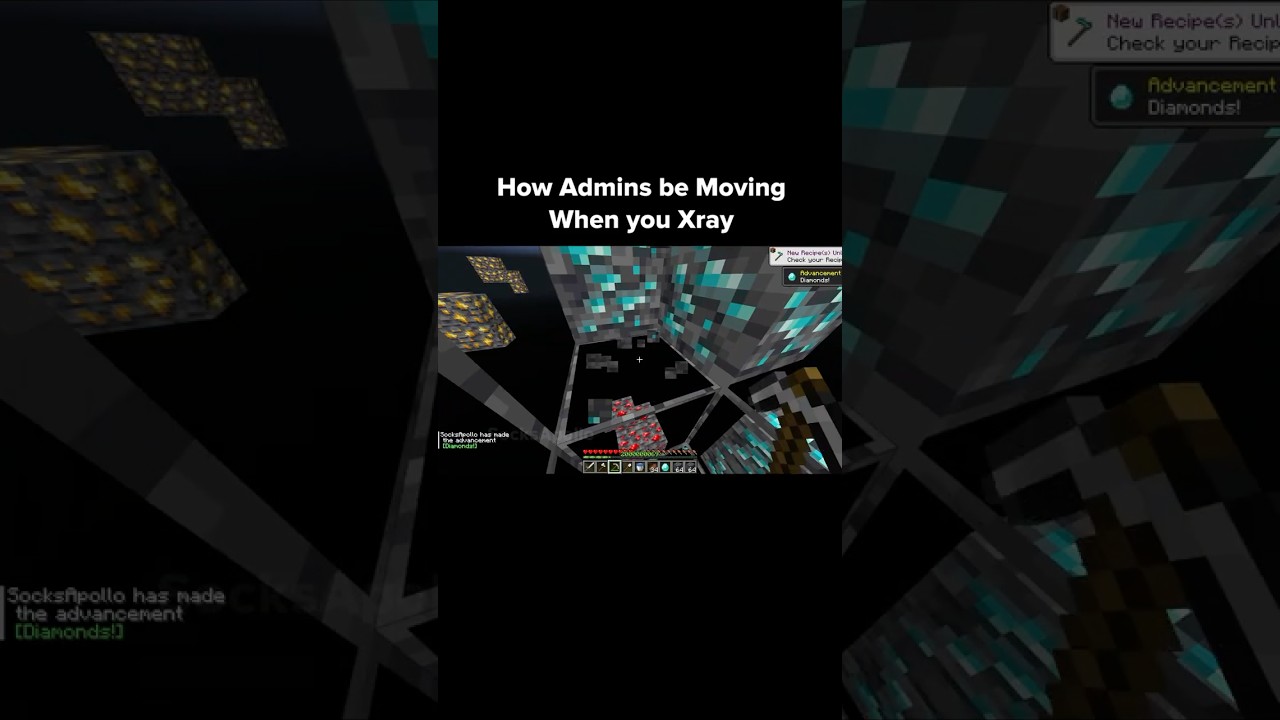 Minecraft Xray Moment