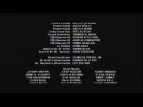 Enemy Of The State (1998) End Credits (TBS 2022)