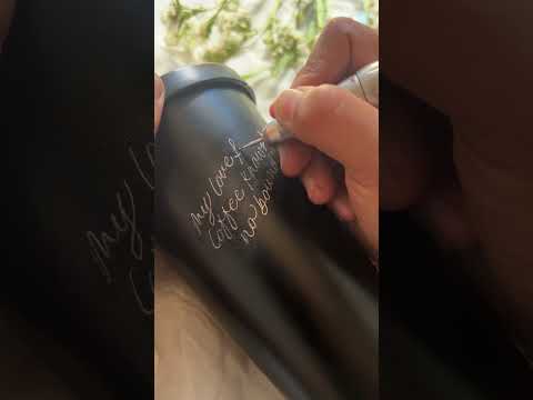 Engraved tumbler. #engraved #engraving #engravingart #calligraphy #calligraphyart #giftideas