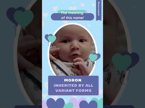 BabyNamesPedia Shorts - What Does Moron Mean?