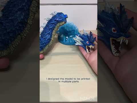 STL files for Kaijumon Leviathan are available on MyMiniFactory #3dprinting #pokemon #paradox
