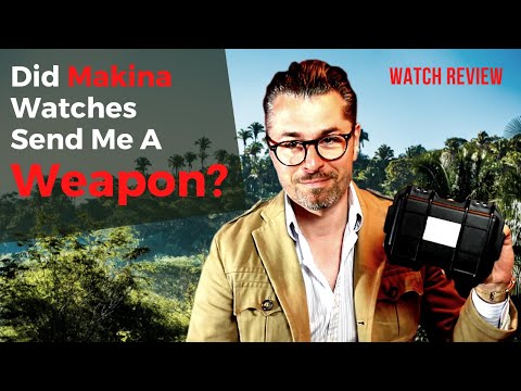 Big Doctor's Watch! Pulsation Control With Makina Uriel III Gun Metal. Wrist Watch Review.