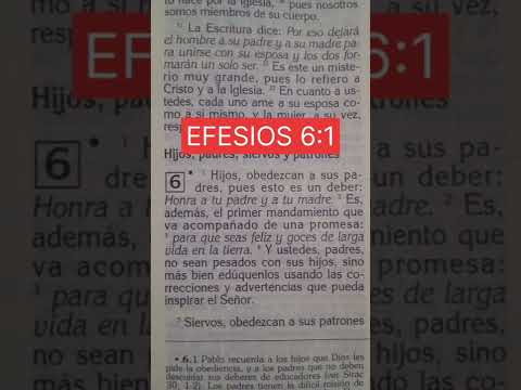 EFESIOS 6:1 #lospasajesdelabiblia #biblia #palabradeDios #amen