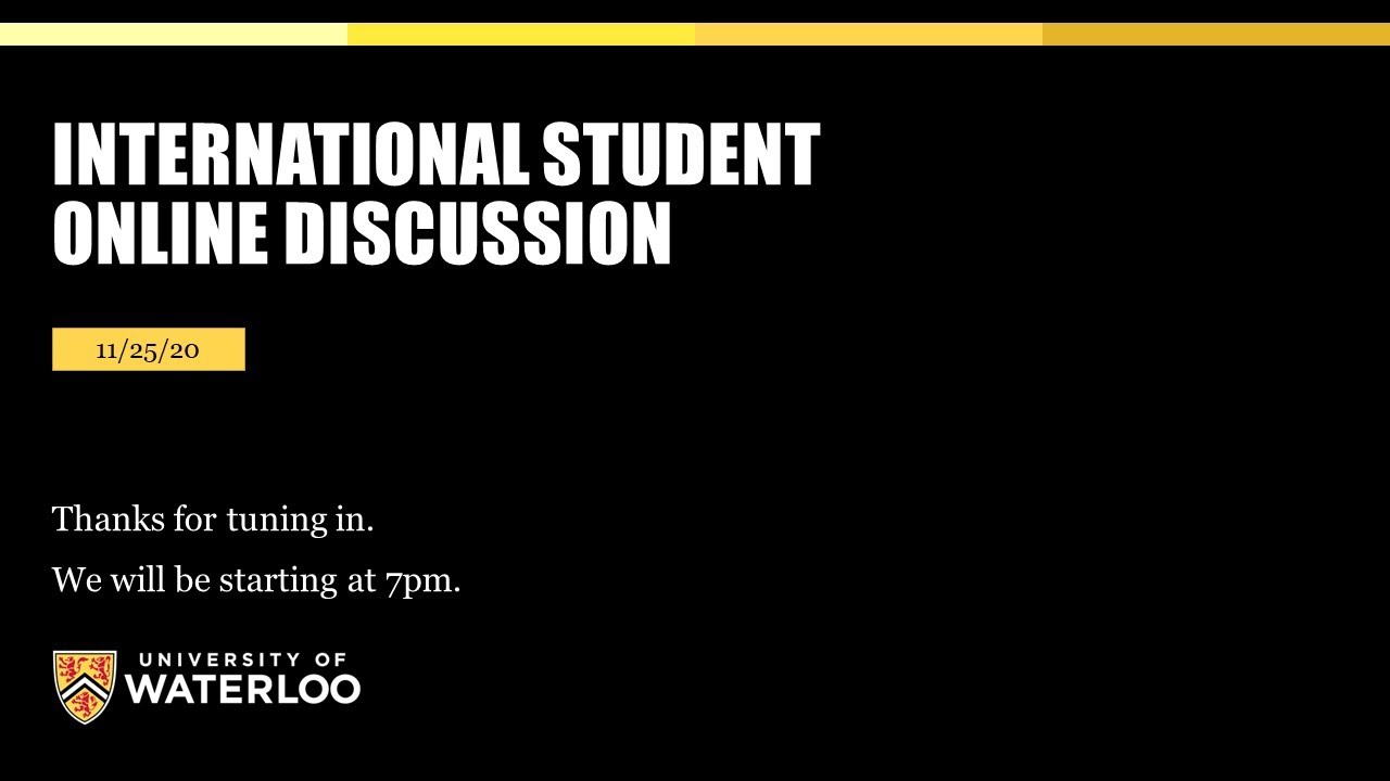 Building Community at UWaterloo