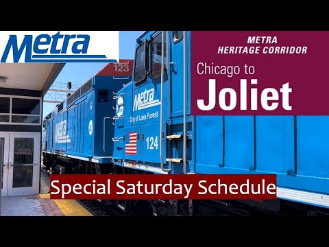 Trip Report | Metra Heritage Corridor HX01 | Saturday Schedule | Chicago to Joliet