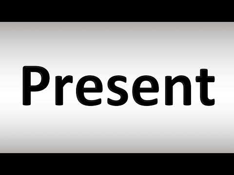How to Pronounce 'Present'