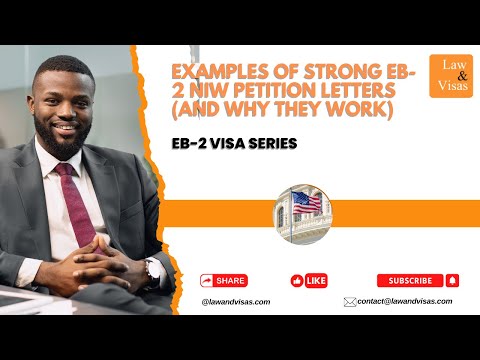 Examples of Strong EB 2 NIW Petition Letters and Why They Worked