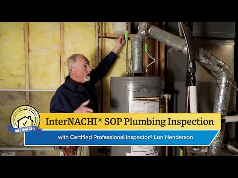 Performing a Plumbing Inspection According to the InterNACHI® SOP