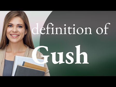 Gush • GUSH meaning